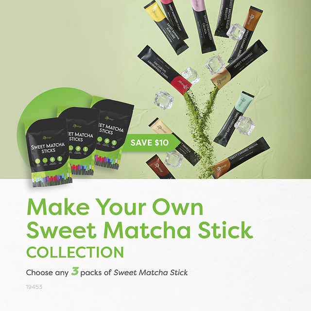 Make Your Own Sweet Matcha Stick Collection | Sweet Matcha – Sipology.ca